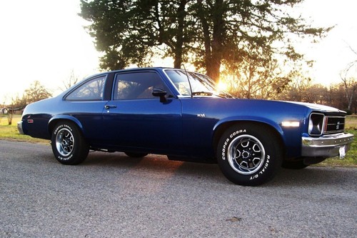 1978 Chevrolet Nova blue profile POSTER | 24x36 Inch | classic car | eBay