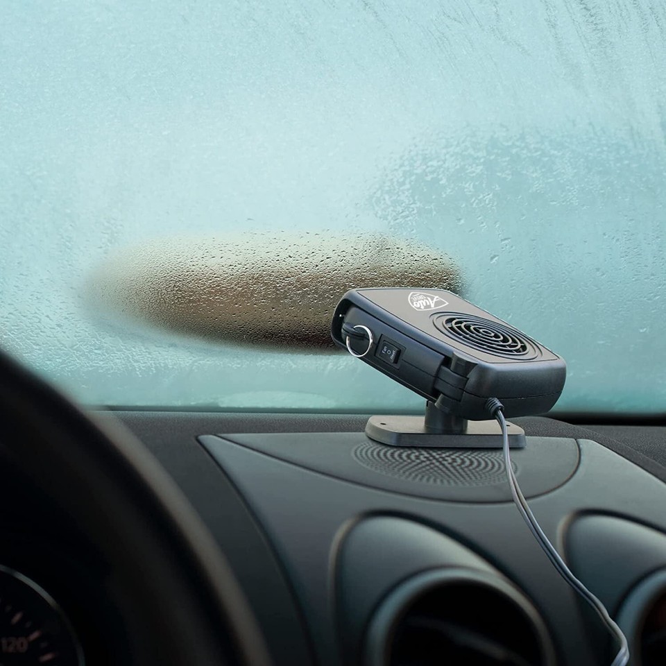 AutoDrive 12 Volt Window Fan & Defogger With Stand, Black - Durable | eBay
