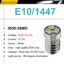 E10 1447 MES LED Bulb 3V 6V 12V DC White Lamp For Flashlight Torch Bike ...