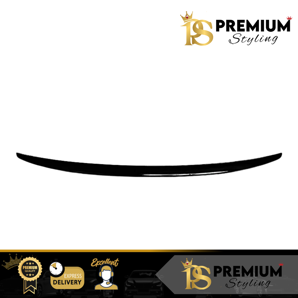 Audi A4 S4 RS4 B7 Saloon Gloss Black Rear Boot Lip Spoiler Wing 2004 ...