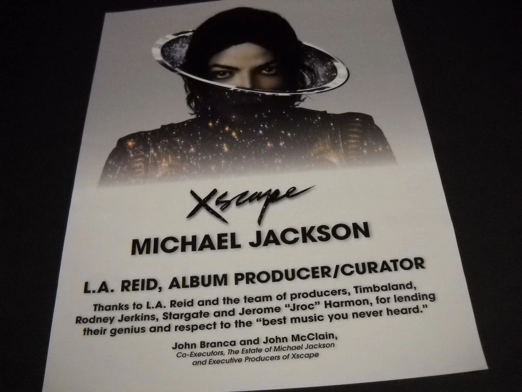 Michael Jackson Xscape Poster