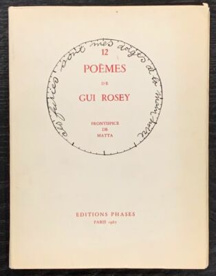 Roberto Matta/Gui Rosey, Ces Furies sont les Doigts de la Main Noire ...