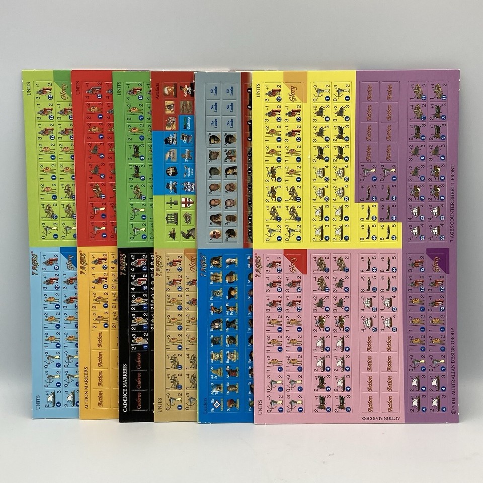 7 Ages 6000 Years of Human History Strategy Game Australian Design ...