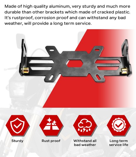 For Suzuki DR-650 DRZ400 LED Headlight Mounting Bracket Kit fits 4X6 ...