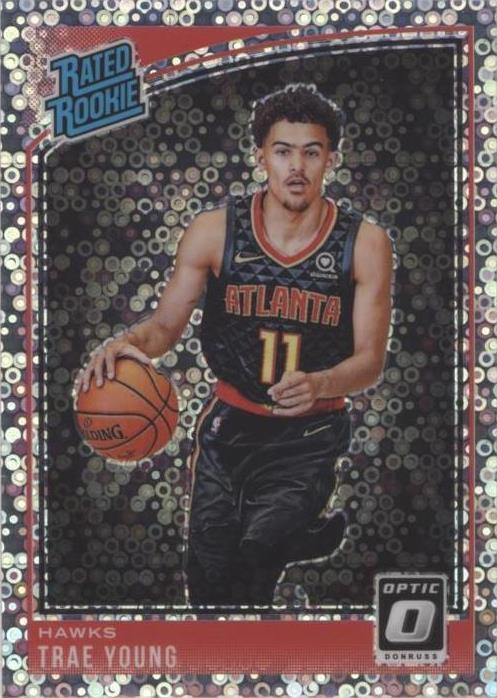 2018-19 Panini Donruss Optic - Rated Rookie Trae Young #198 Holo Fast ...