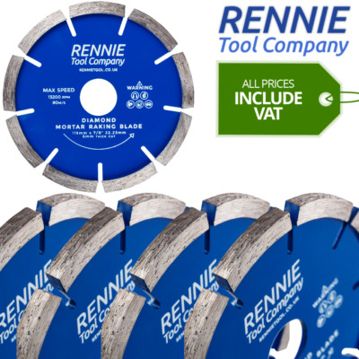 Mortar Raking Disc 115mm 41/2" Diamond Mortar Raking Blade Angle ...