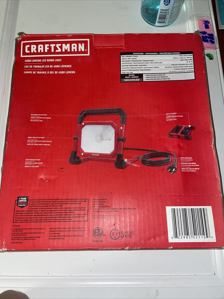 Craftsman Portable Led Lights Portable LED Work Light Lamp For