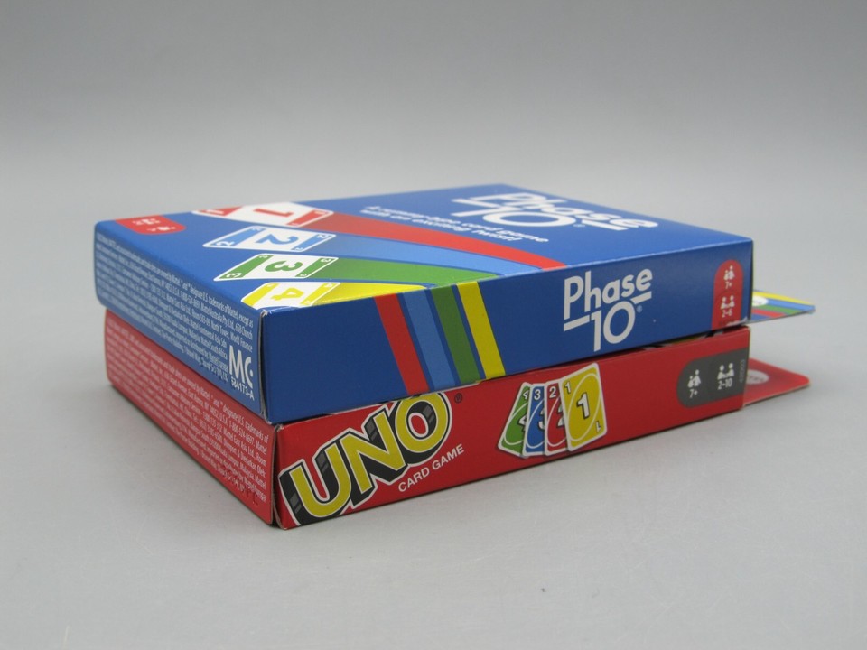 Mattel Classic Uno & Phase 10 Card Games New | eBay