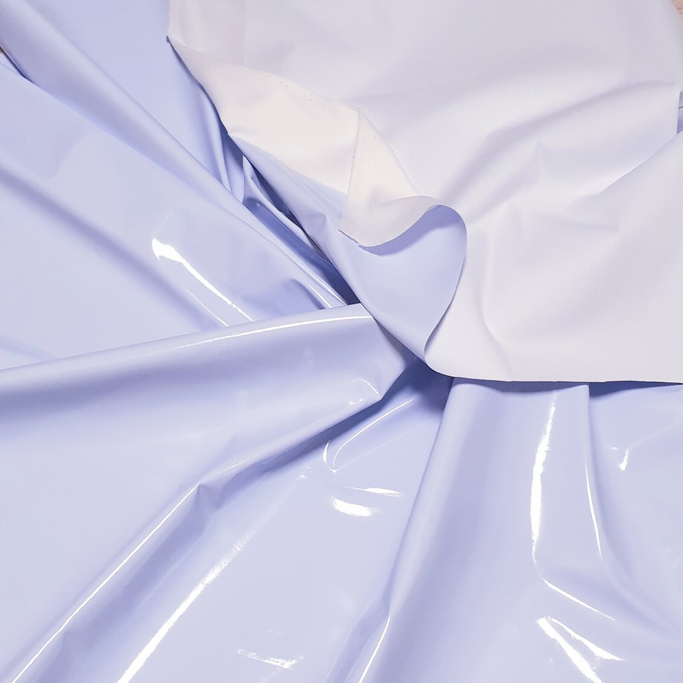 SHINY HIGH GLOSS PVC STRETCH RUBBER VINYL PLEATHER GOTH FETISH CLOTH ...