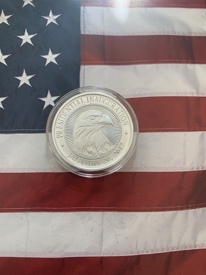 Donald J Trump Presidential Inauguration Jan. 20, 2017 ~ 1oz .999 Fine ...