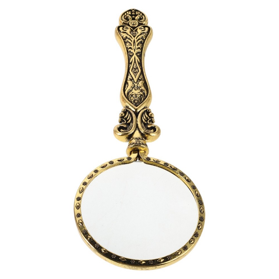 5x Handheld Magnifying Glass: 45mm High-Transparency Glass Lens ...