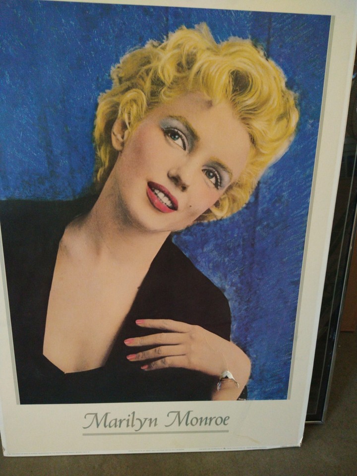 Allan Grant Marilyn Monroe Large Framed Photographic Portrait Poster ...