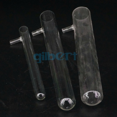 LOT5 Sizes Glass Test Filter Tube with Vacuum Upper Side Arm Lab ...