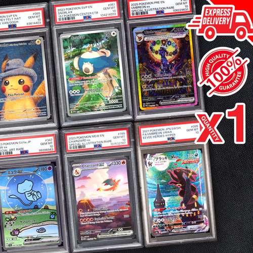 Pokemon PSA 10 GRADED CARD Lot (PSA, CGC, TAG) Grade 9 to 10 - Vintage ...