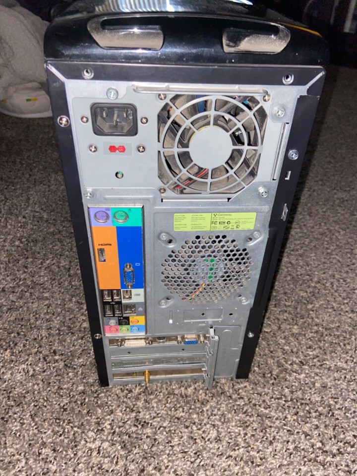 Gateway DX4300 MT PC w/ AMD Phenom 9750 2.4GHz CPU 4GB RAM 500W PS Win ...