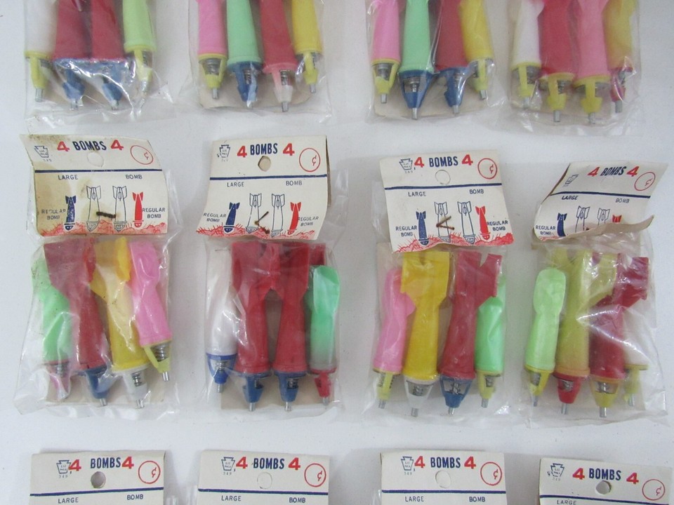 Vintage 1960's Cap Bombs Four Pack 2-Large 2- Regular in Each Pack ...