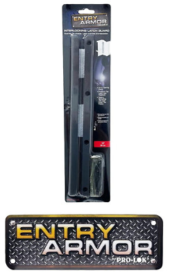 12" Interlocking Door Latch Guard Home Security, Inswing Door Security ...