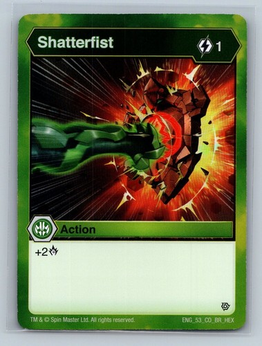 Bakugan Pro TCG - Shatterfist - Holohex Rare Card - Resurgence | eBay