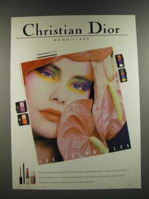 1986 Christian Dior Makeup Ad - Maquillage | eBay