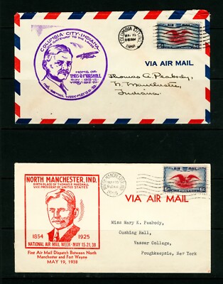 #C23 1938 6c Air Post National Air Mail Week First Air Mail Dispatch ...
