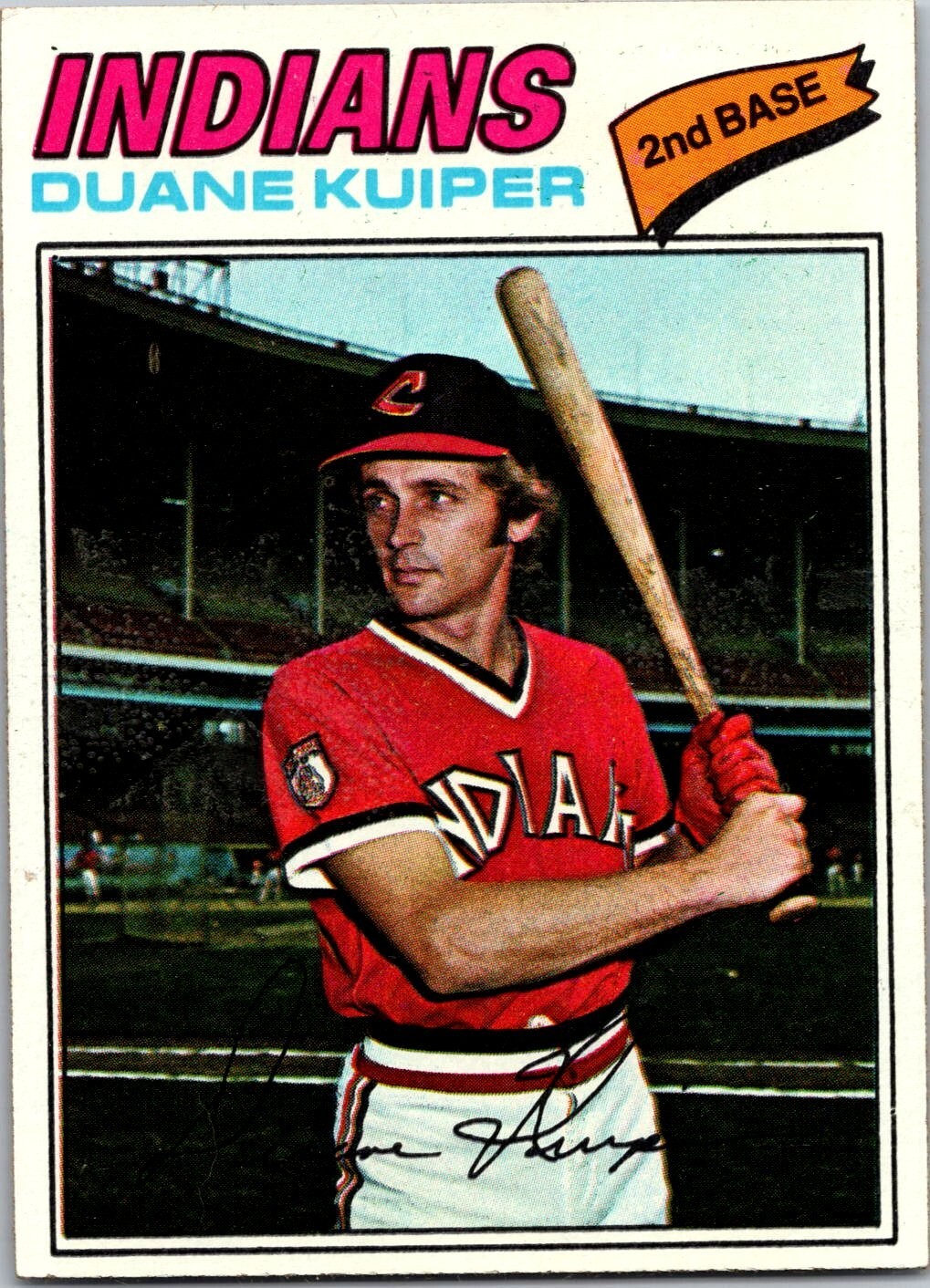 1977 Topps #85 Duane Kuiper Cleveland Indians Free Shipping! | eBay