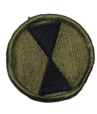 US Army 7th Infantry Division Patch -subdued #43a | eBay