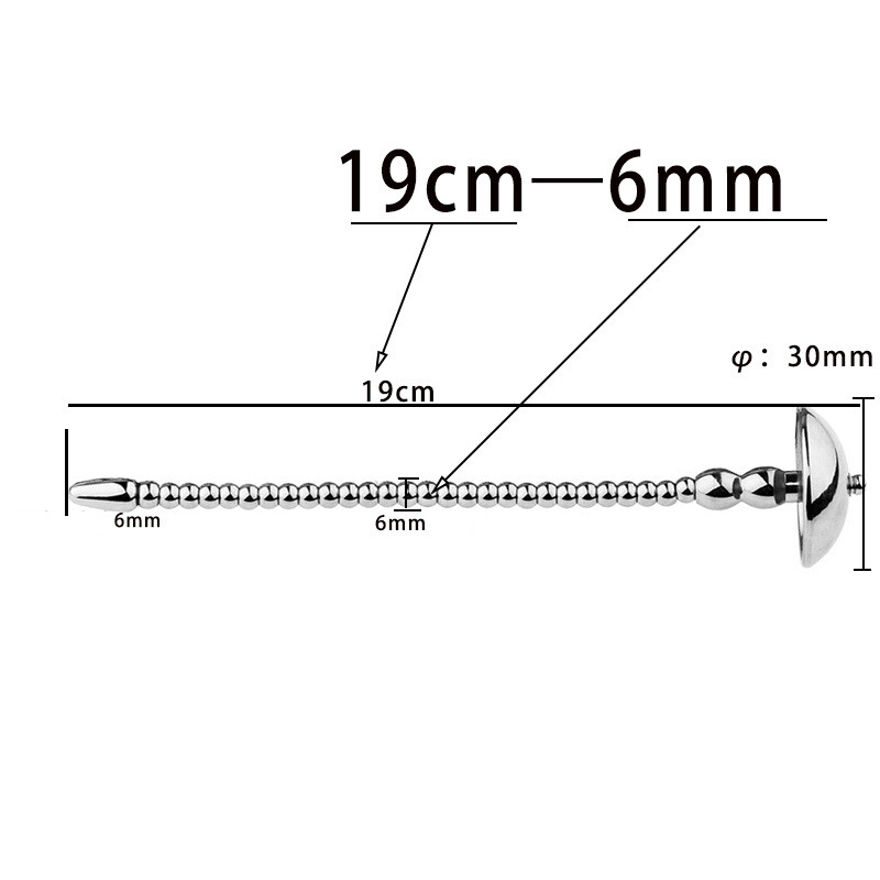 Male's Electric E-stim Stretcher Urethral Sounding Rod Penis Plug ...