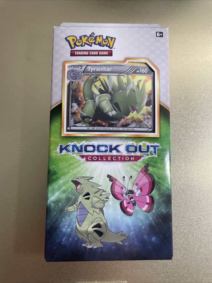Pokemon KnockOut Collection Tyranitar & Lucario Set (2 Boxes - 4 Packs ...