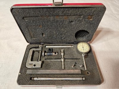 Vintage Starrett No. 196 Jeweled Dial Indicator .001 Set w/Accessories ...