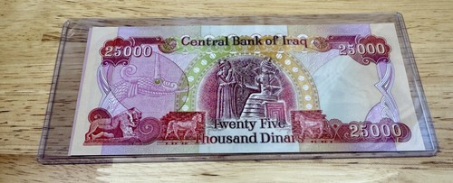 IRAQI DINAR MONEY IQD 25000 (2) 25,000 UNC 2003 BANKNOTE AUTHENTIC | eBay