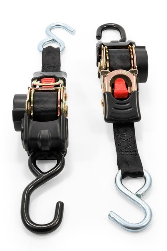 Ratchet Tie Down Pair Anchor Retractable Transom Trailer Boat Hook ...