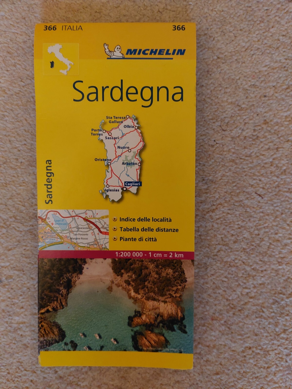 Sardinia Road Map 9782067127296 | eBay