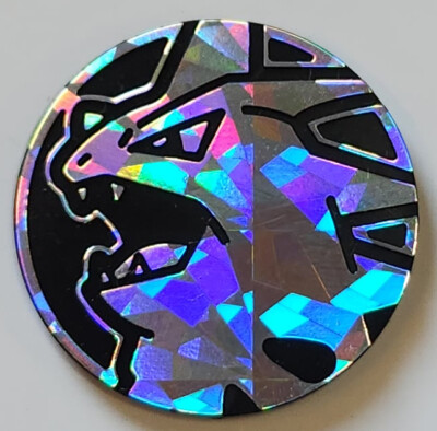 POKEMON TCG PLASTIC SILVER HOLOFOIL TYRANITAR COIN | eBay