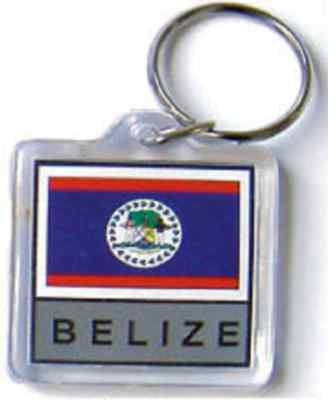 BELIZE DOUBLESIDED FLAG KEYCHAIN WITH RING - NEW - FREE SHIPPING | eBay