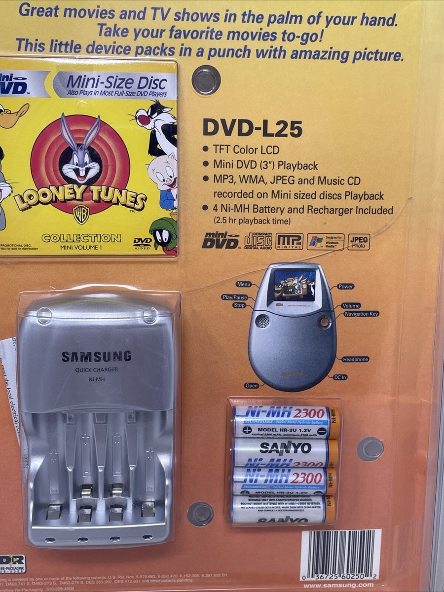 Mini Reproductor De Dvd Samsung Sony DVP F5 | Old School Portable DVD