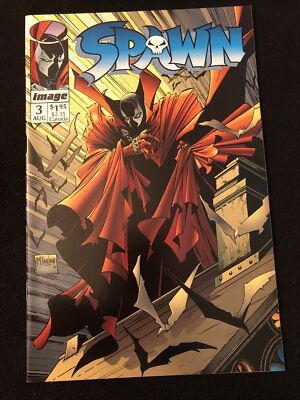 SPAWN 3 9.4 1992 IMAGE 1ST PRINT MCFARLANE 1ST APPEARANCE CYAN ...