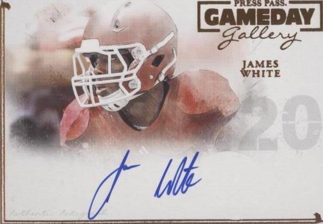 2014 Press Pass Gameday Gallery - James White #GG-JW Bronze (AU, RC) for sale online | eBay