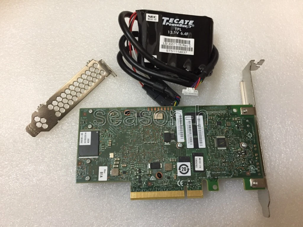 LSI MegaRAID 9362-8i(2GB) 12Gb/s SAS Raid Controller CacheVault ...