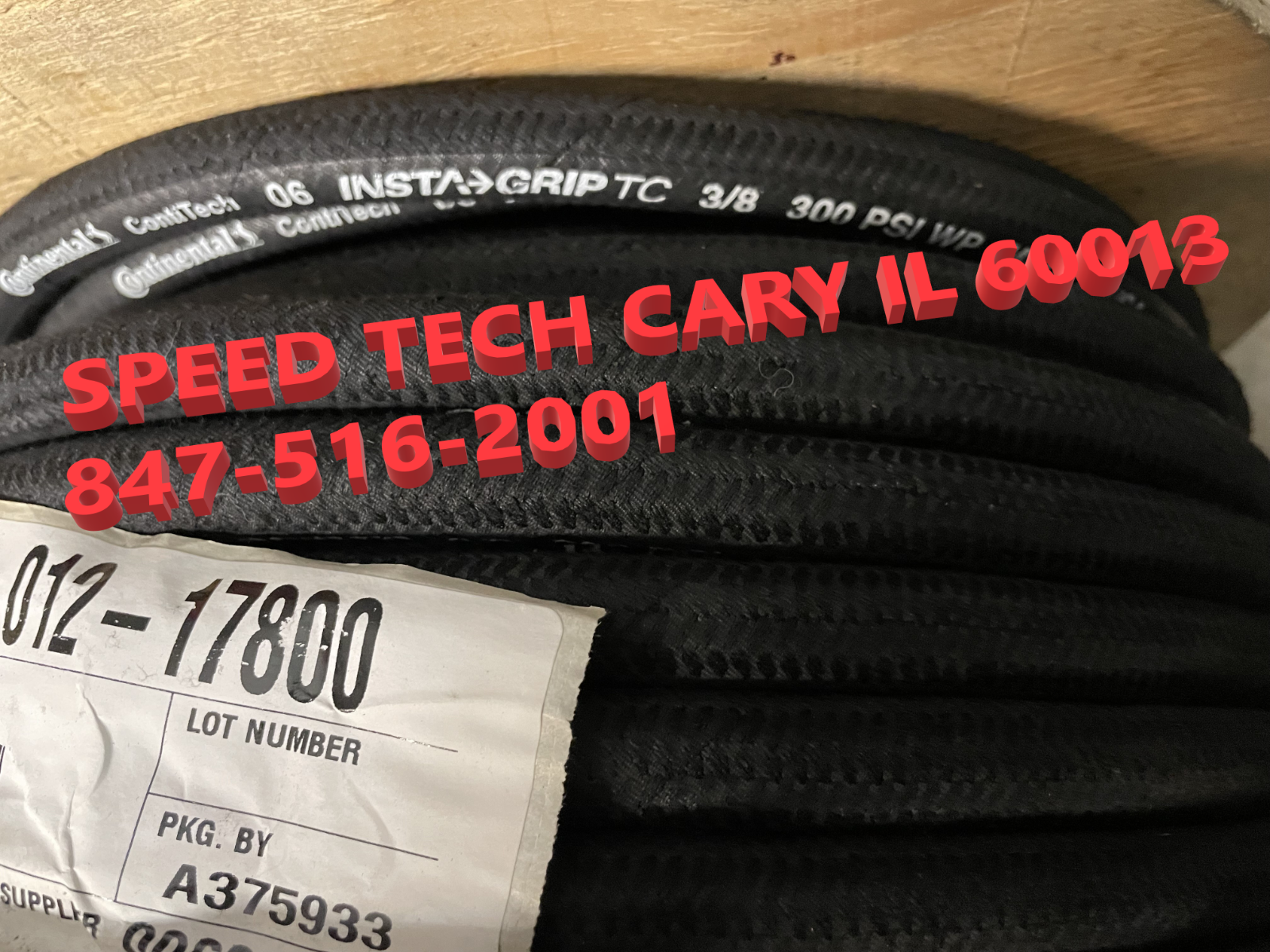 Goodyear/Continental ContiTech Insta-Grip TC™ 3/8 ID x 8' Hose -300 psi ...