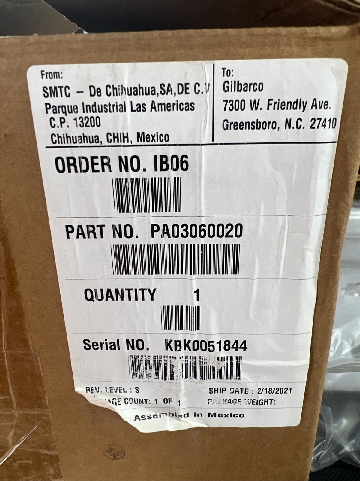 Gilbarco+PA03060020+Passport+Distribution+Box%2F+Dual+Board+Rebuilt for ...