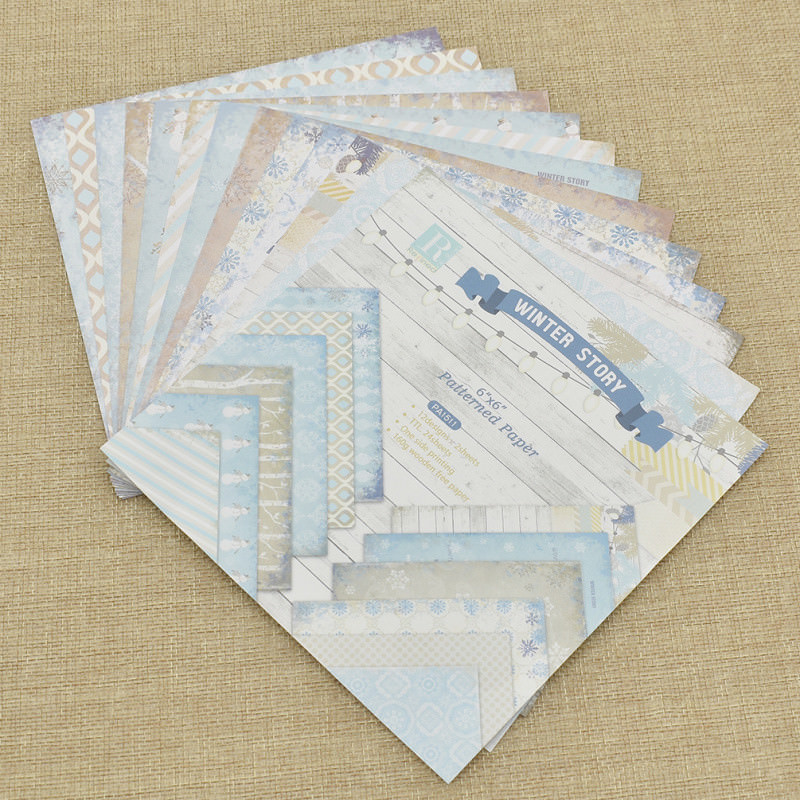 Paper Pad Card Different Patterns Making Background Scrapbook Crafts 1 ...