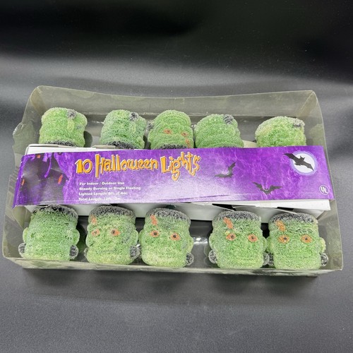 Vintage Halloween Sugar Sugared Coated Frankenstein Monster String ...
