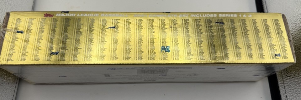 2001 Topps Baseball 50th Anniversary Gold Box Factory Sealed Complete ...