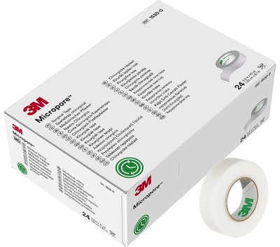3M Micropore Transparent Paper Surgical Tape (1530-0), ½" x 10 Yards ...