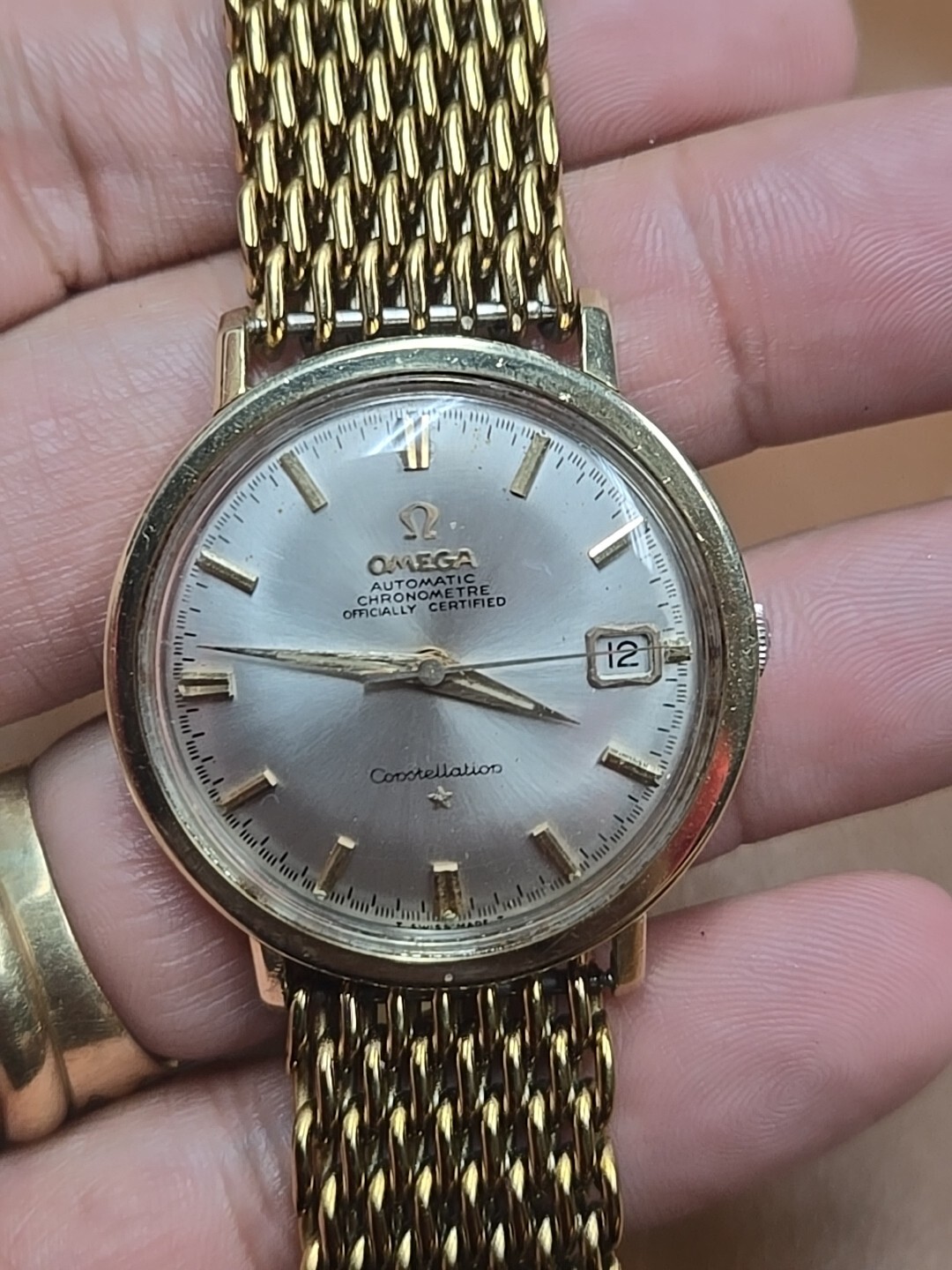 Omega Constellation Chronometer Vintage Men's Watch w… - Gem