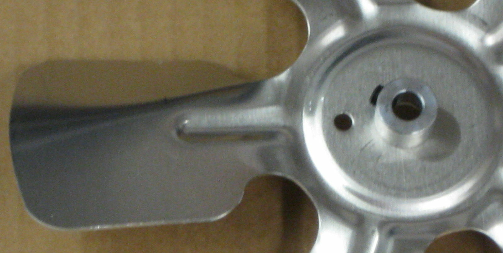 A65832 Metal Fan Blade 8" Diameter 5 Blades 5/16" Bore Hub CW 27 Degree ...