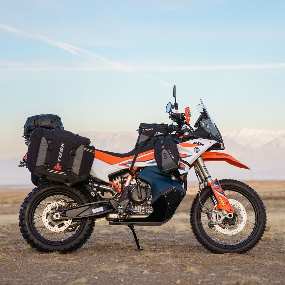 Tusk 2Track Adventure DOT Knobby Front & Rear Tire Kit 90/90-21 / 150 ...