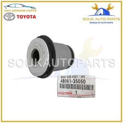 48061-35050 Genuine Toyota FRONT LOWER ARM BUSH, NO.1, RH/LH 4806135050 ...