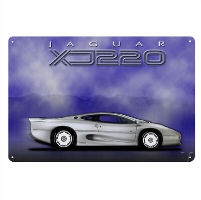 Jaguar Xj220 Car Metal Poster Tin Sign 20x30cm | eBay