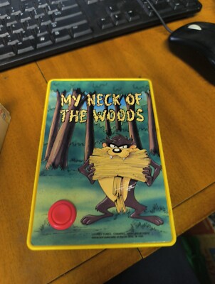 Looney Tunes “My neck of The Woods” 1994 Vintage Taz Toy Push Button | eBay